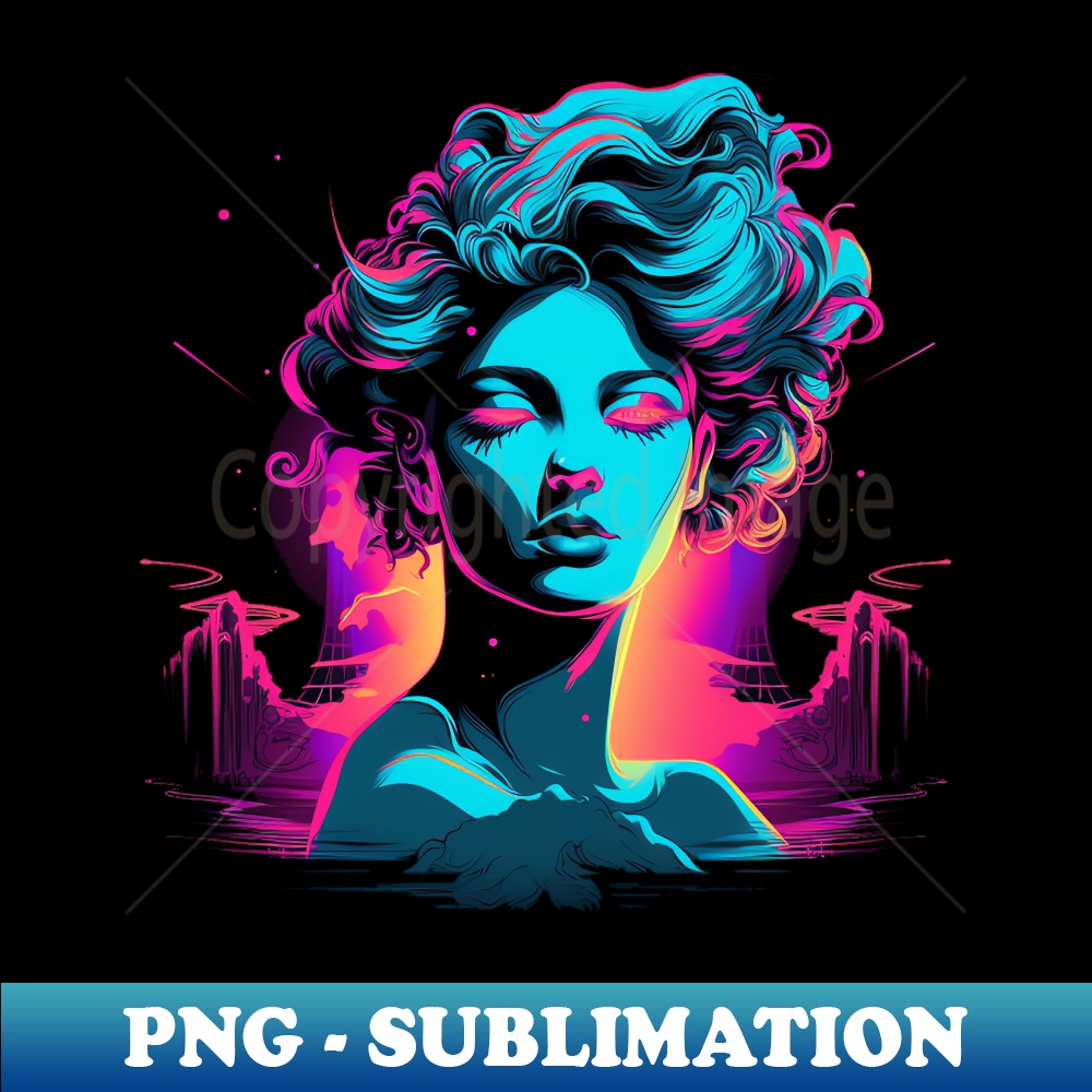 Neon Contours and Shadows - High-Resolution PNG Sublimation - Inspire ...