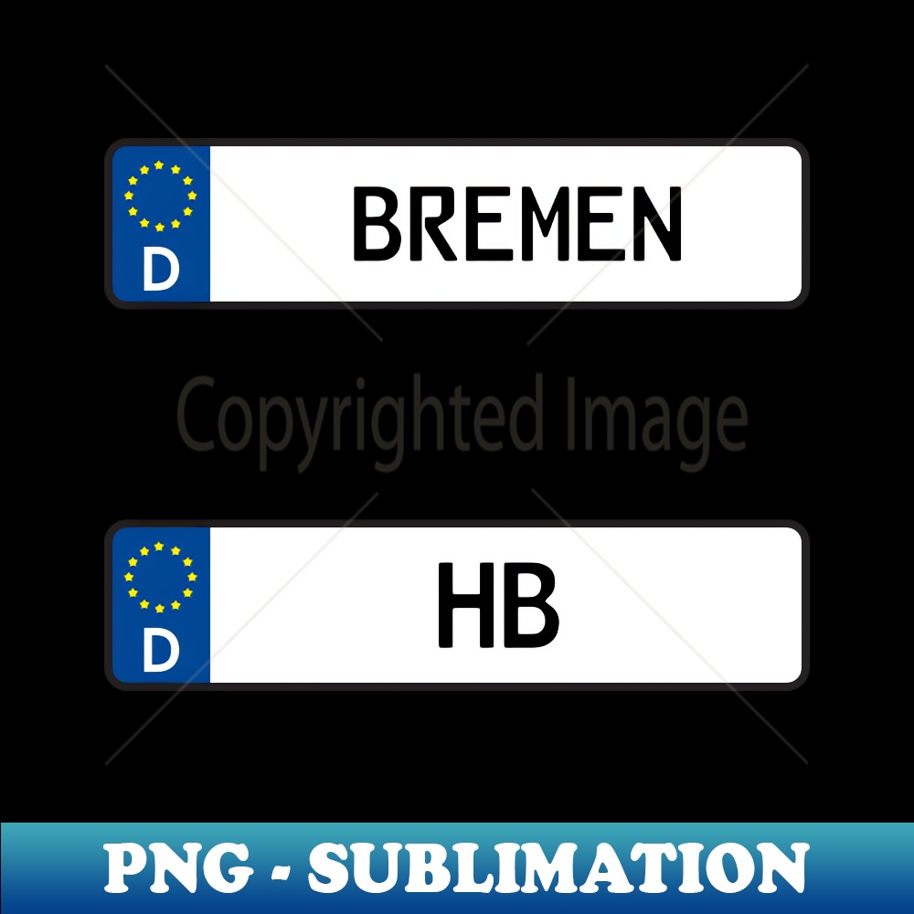 Bremen kennzeichen Sticker German Car License Plate Kfz Kenn | Inspire ...