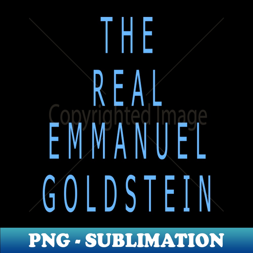 The Real Emmanuel Goldstein - PNG Transparent Sublimation De | Inspire ...