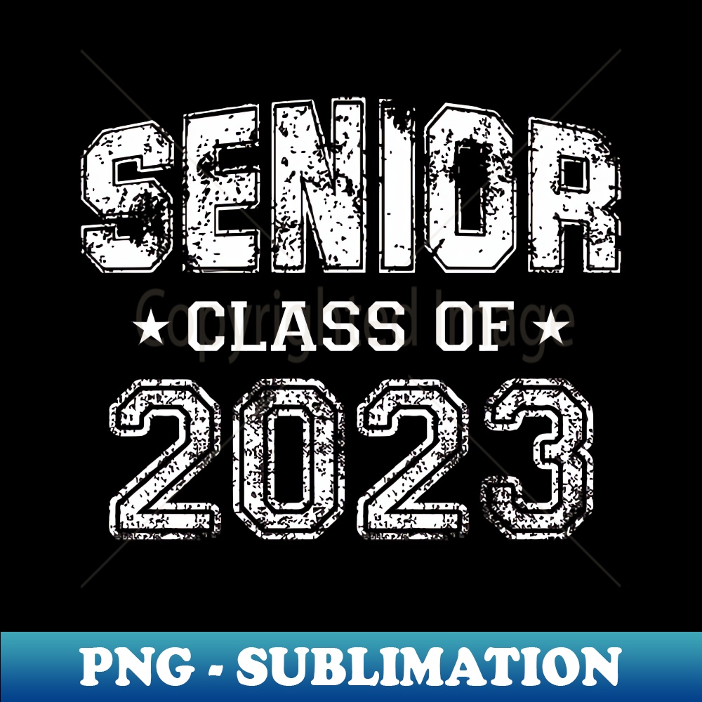 Senior Class of 2023 Graduation White text on - Elegant Subl | Inspire ...