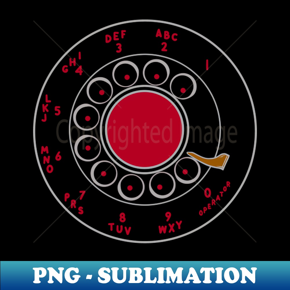 Rotary Dial Retro - Exclusive Sublimation Digital File - Spi | Inspire ...