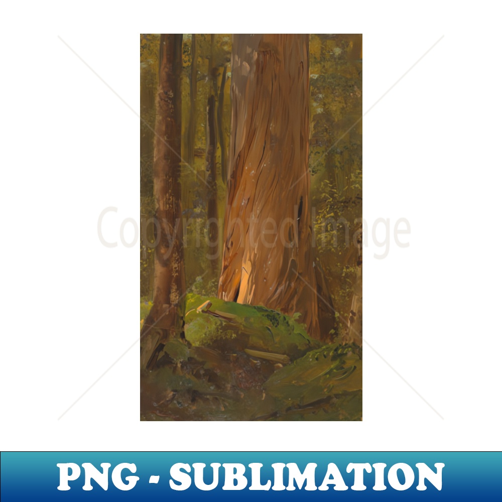 Study in the Maine Woods by Frederic Edwin Church - Artistic | Inspire ...