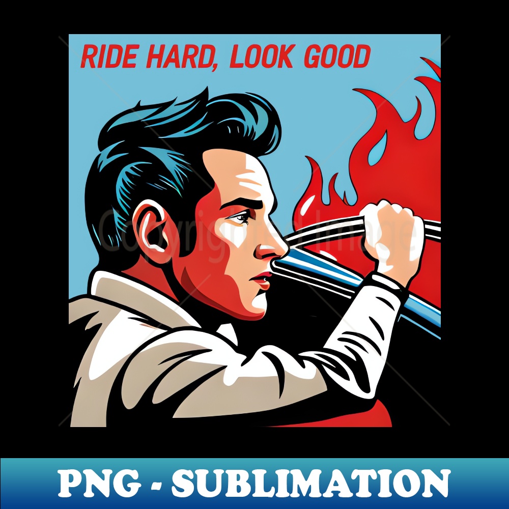 Ride Hard Look Good - PNG Transparent Digital Download File | Inspire ...