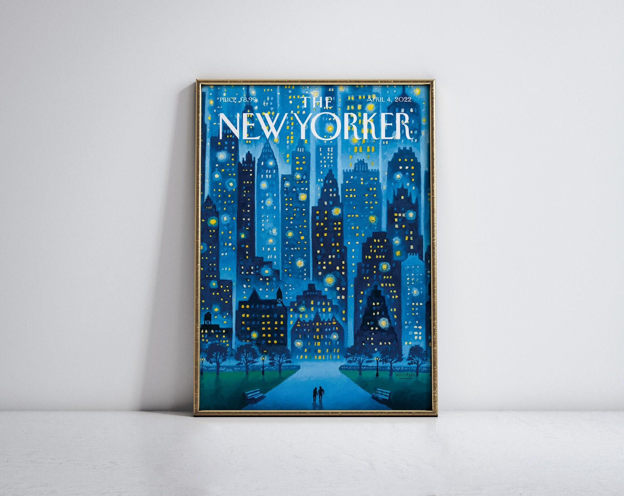 Stellar Night 2022, Vintage New Yorker Magazine Cover, Retro | Inspire ...