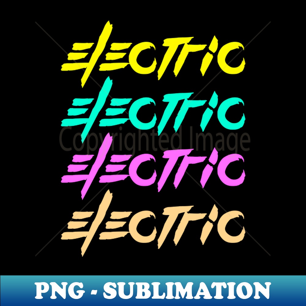 Electric Soul Neon Party Life - Retro PNG Sublimation Digita | Inspire ...