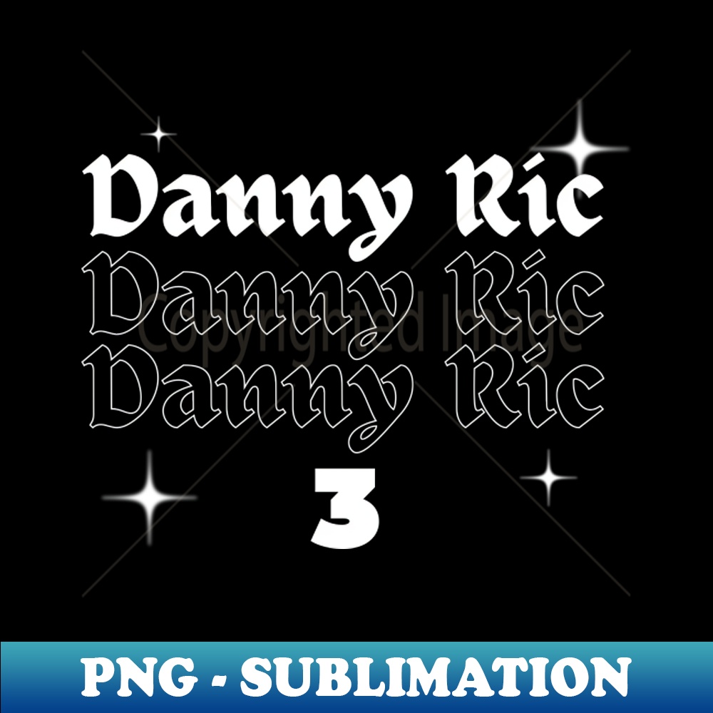 Danny Ric Number 3 F1 - Unique Sublimation PNG Download - Fa | Inspire ...