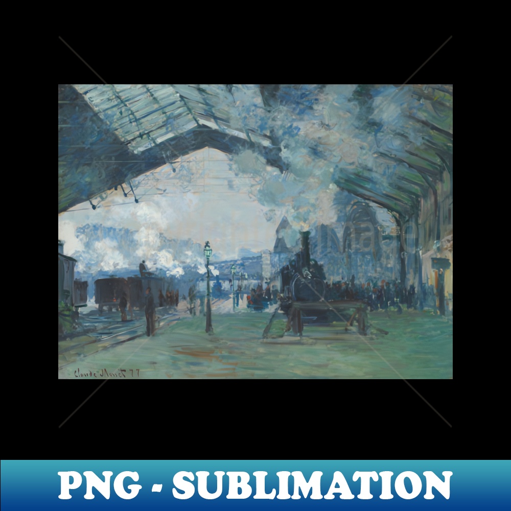 Arrival of the Normandy Train Gare Saint-Lazare by Claude Mo | Inspire ...