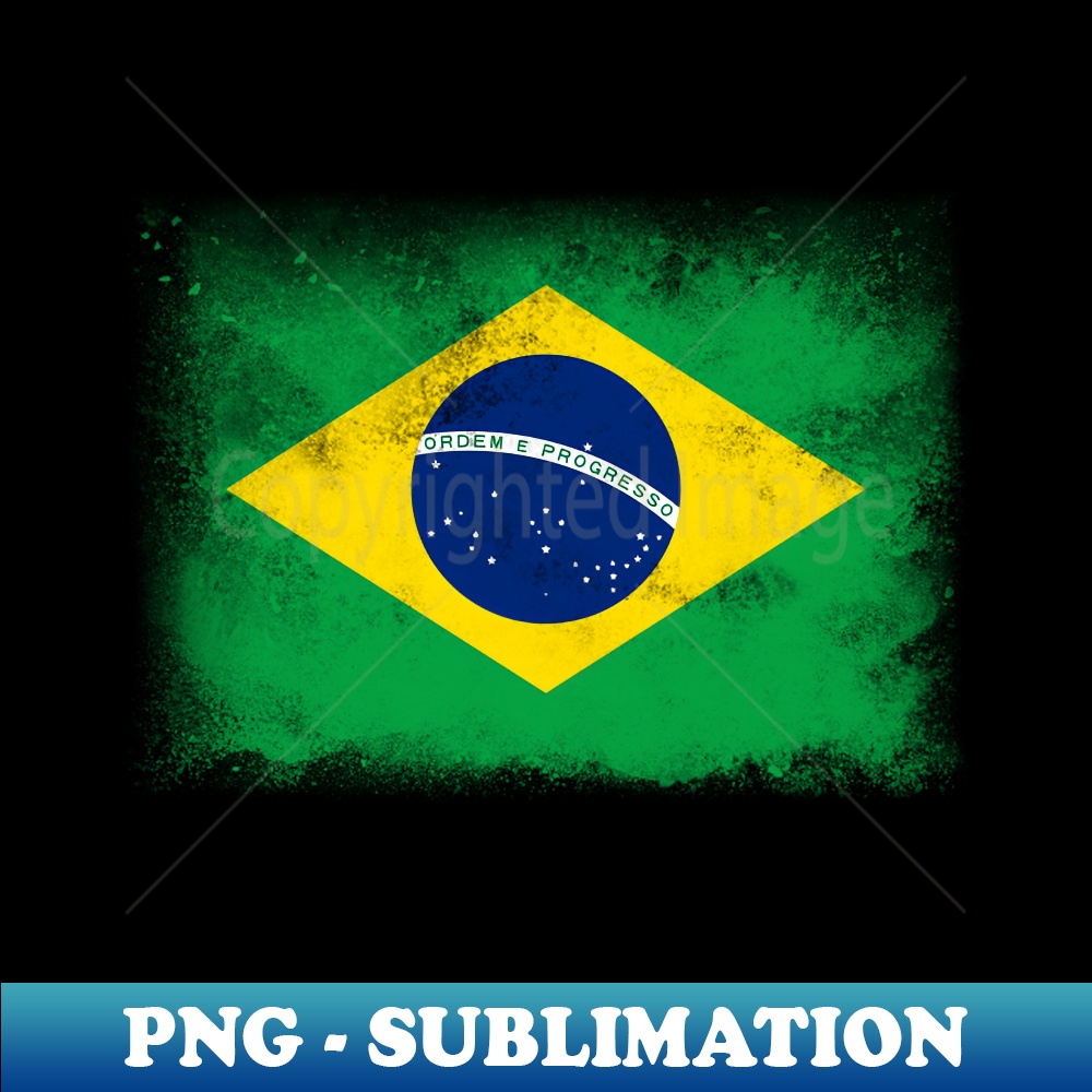 Brazil Flag - Signature Sublimation PNG File - Perfect for S | Inspire ...