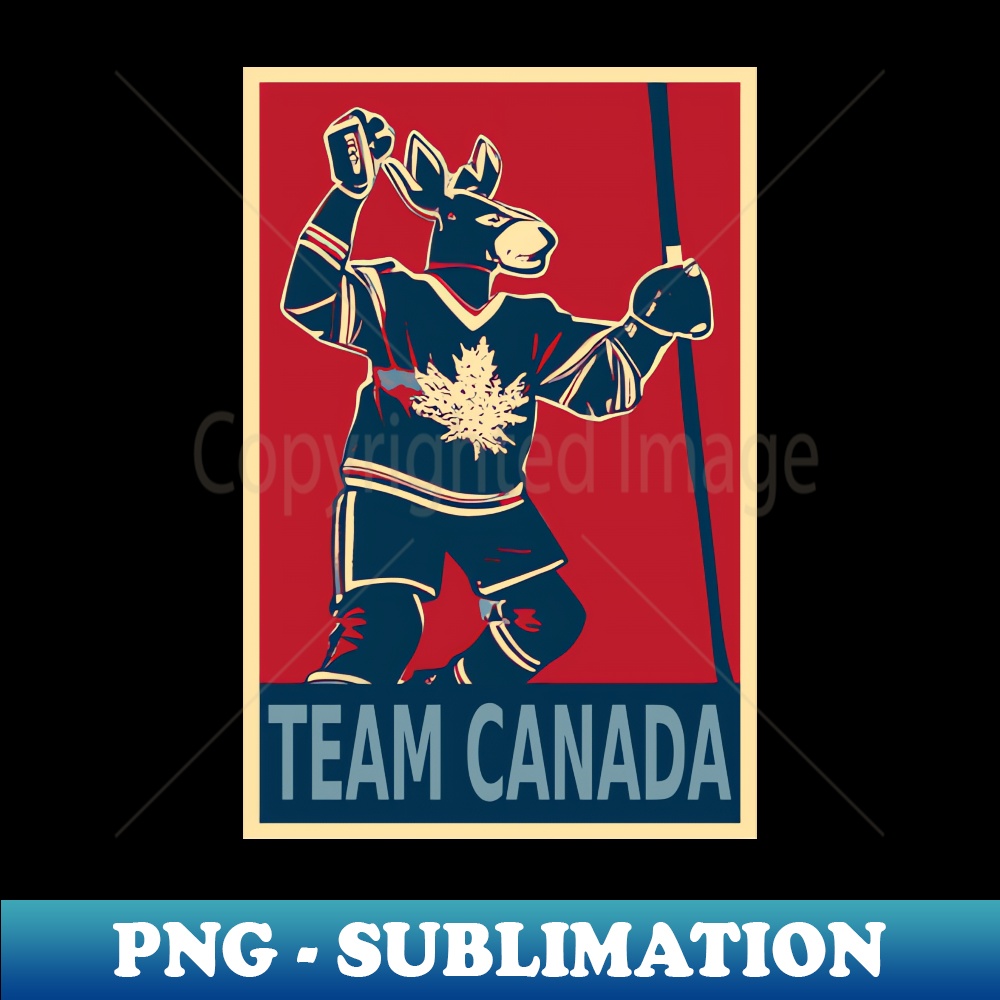 Team Canada Moose Ice Hockey - High-Quality PNG Sublimation - Inspire ...