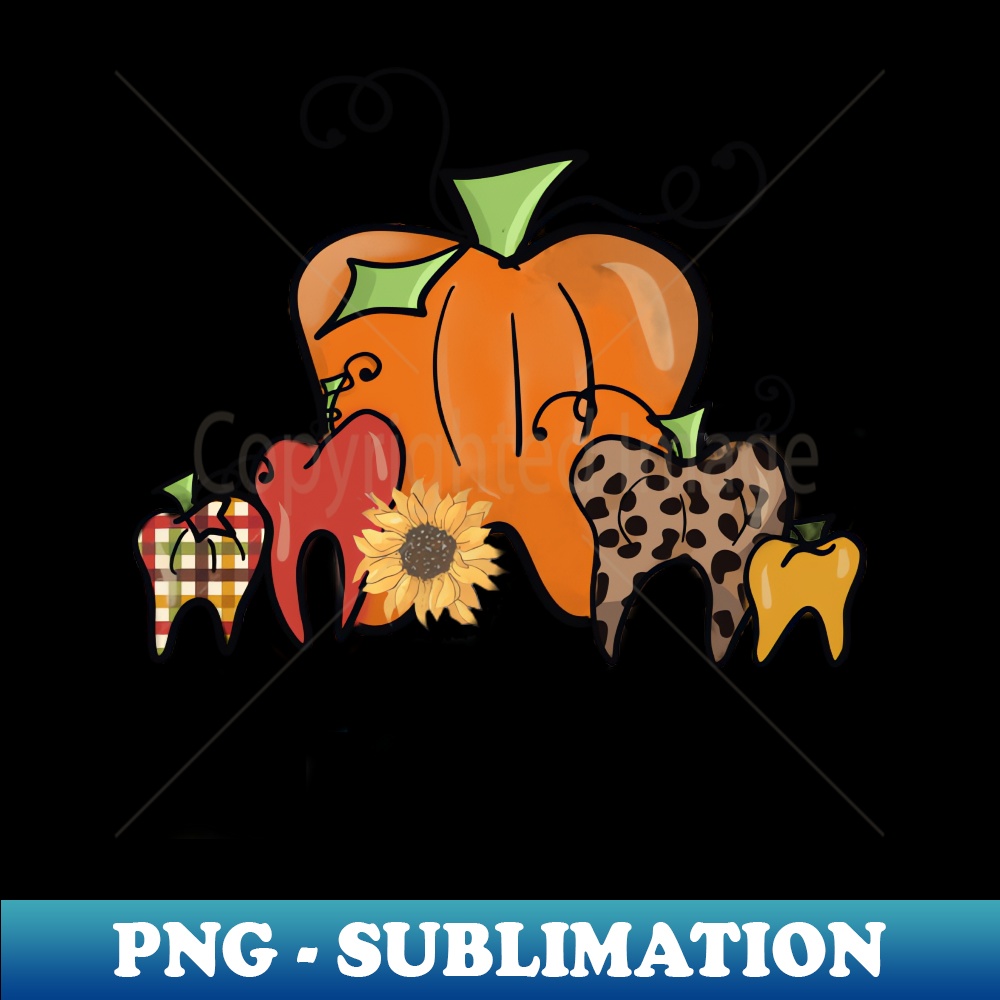 Pumpkin dental teeth tooth fall design - Signature Sublimati | Inspire ...
