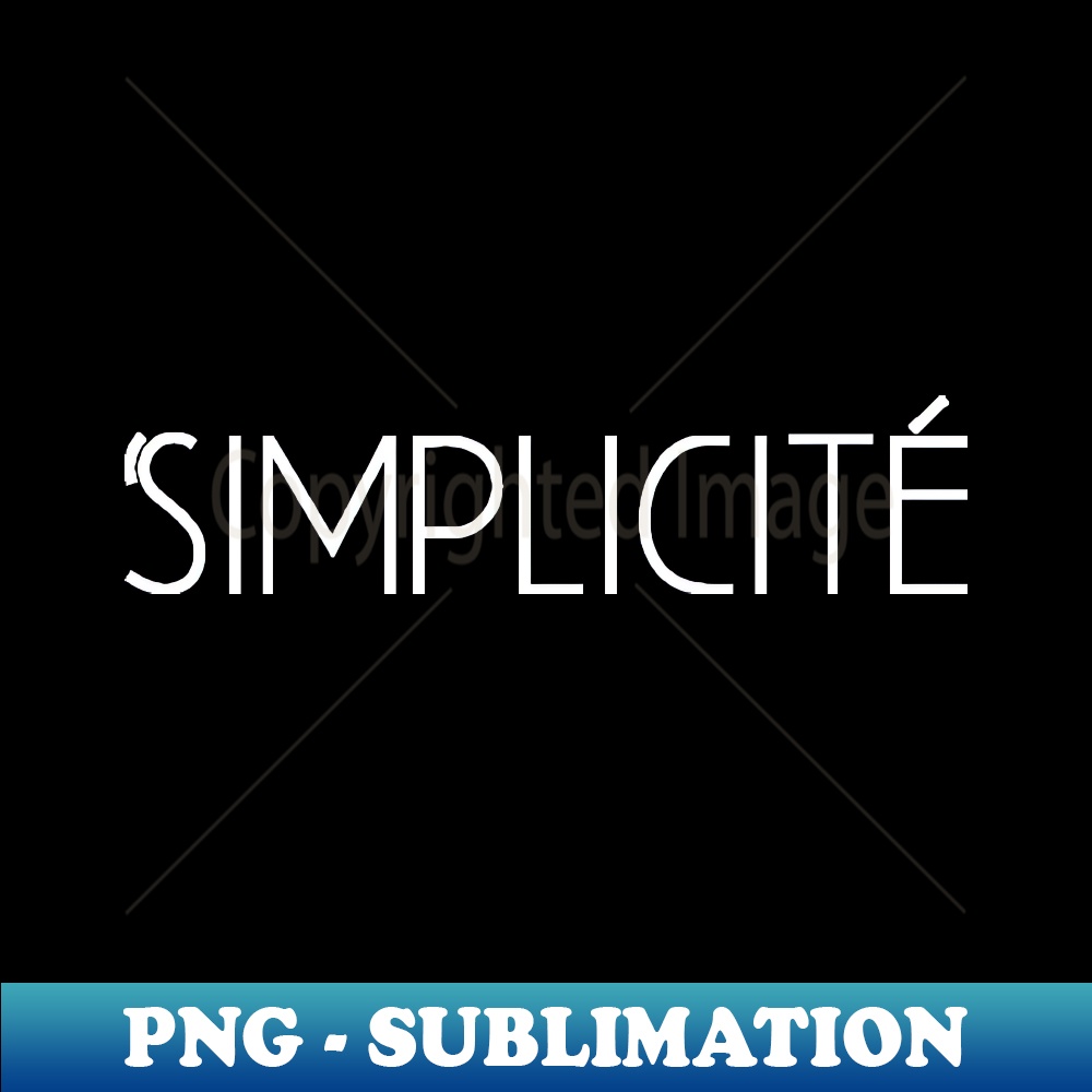 Simplicity Minimalist French Design Simplicit - Retro PNG Su | Inspire ...