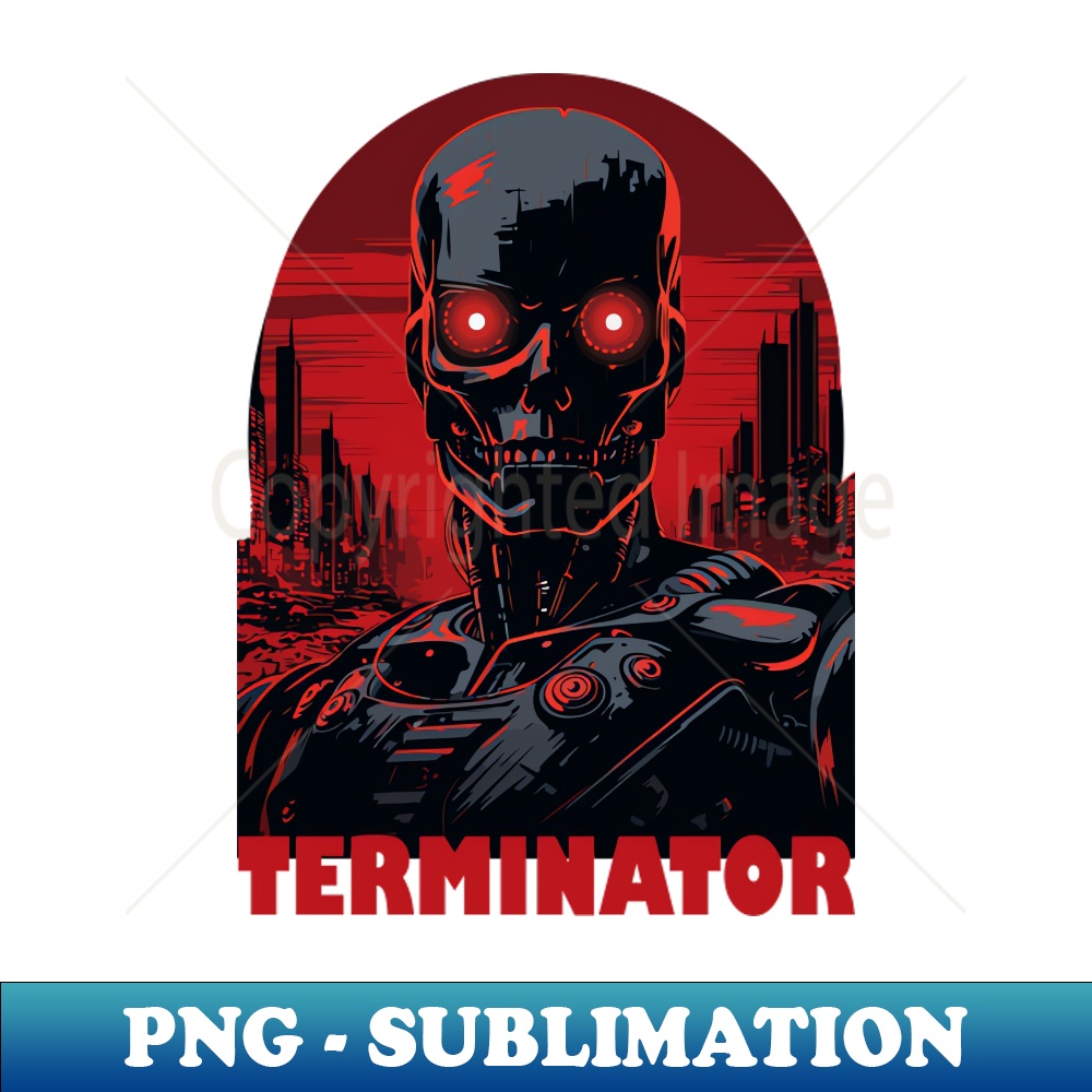Terminator - Instant PNG Sublimation Download - Vibrant and | Inspire ...