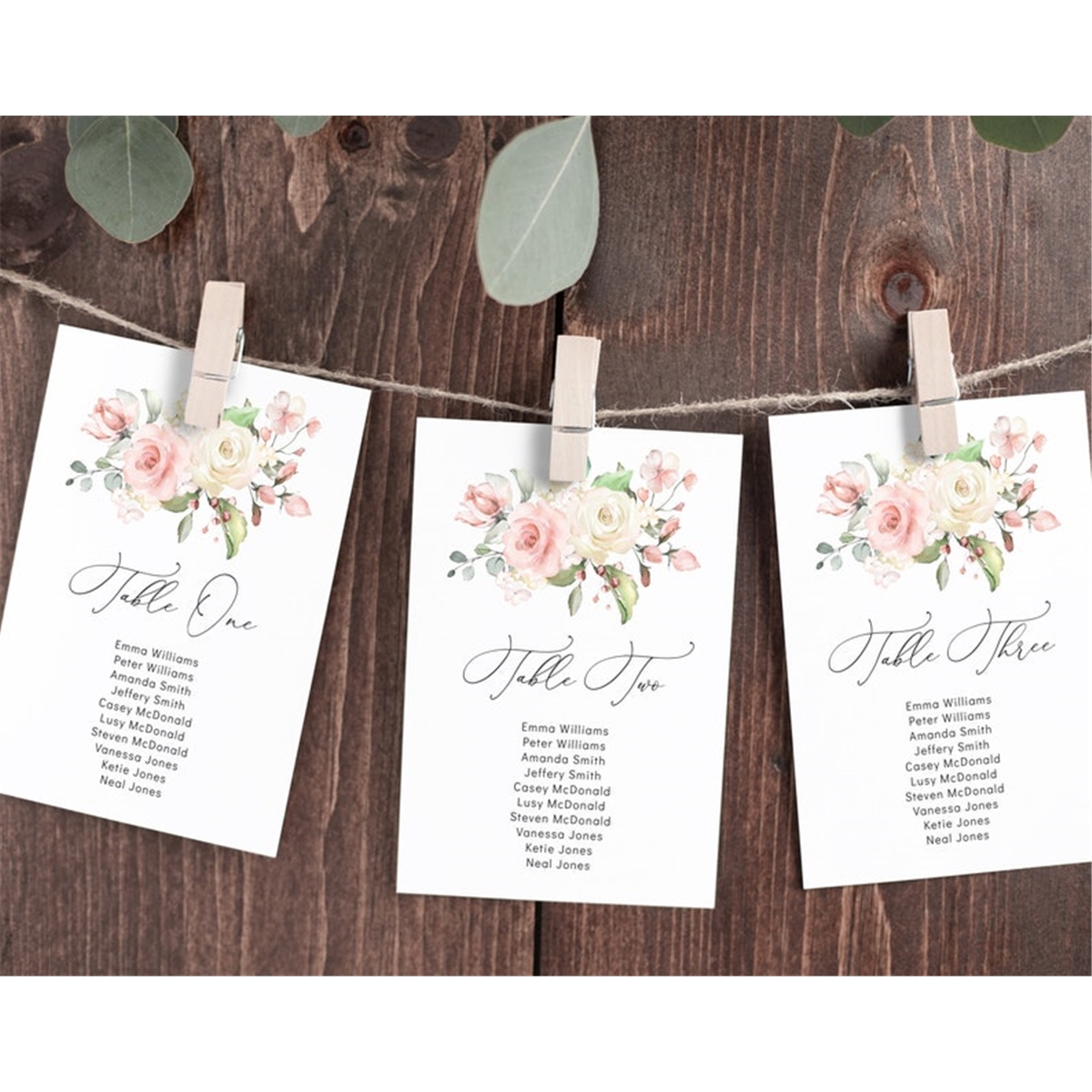 Wedding Seating Chart Small Pages, EDITABLE Template, Boho F | Inspire ...