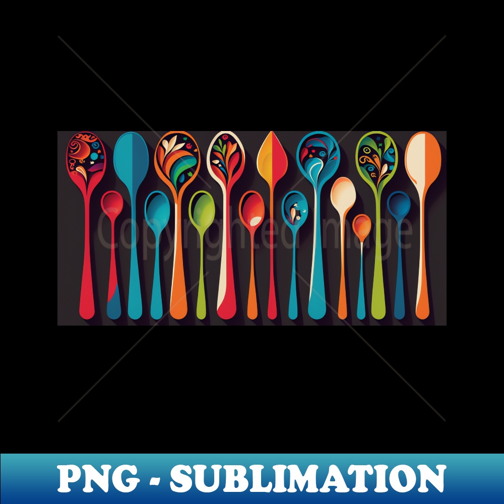 Spoons - Stylish Sublimation Digital Download - Perfect for | Inspire ...