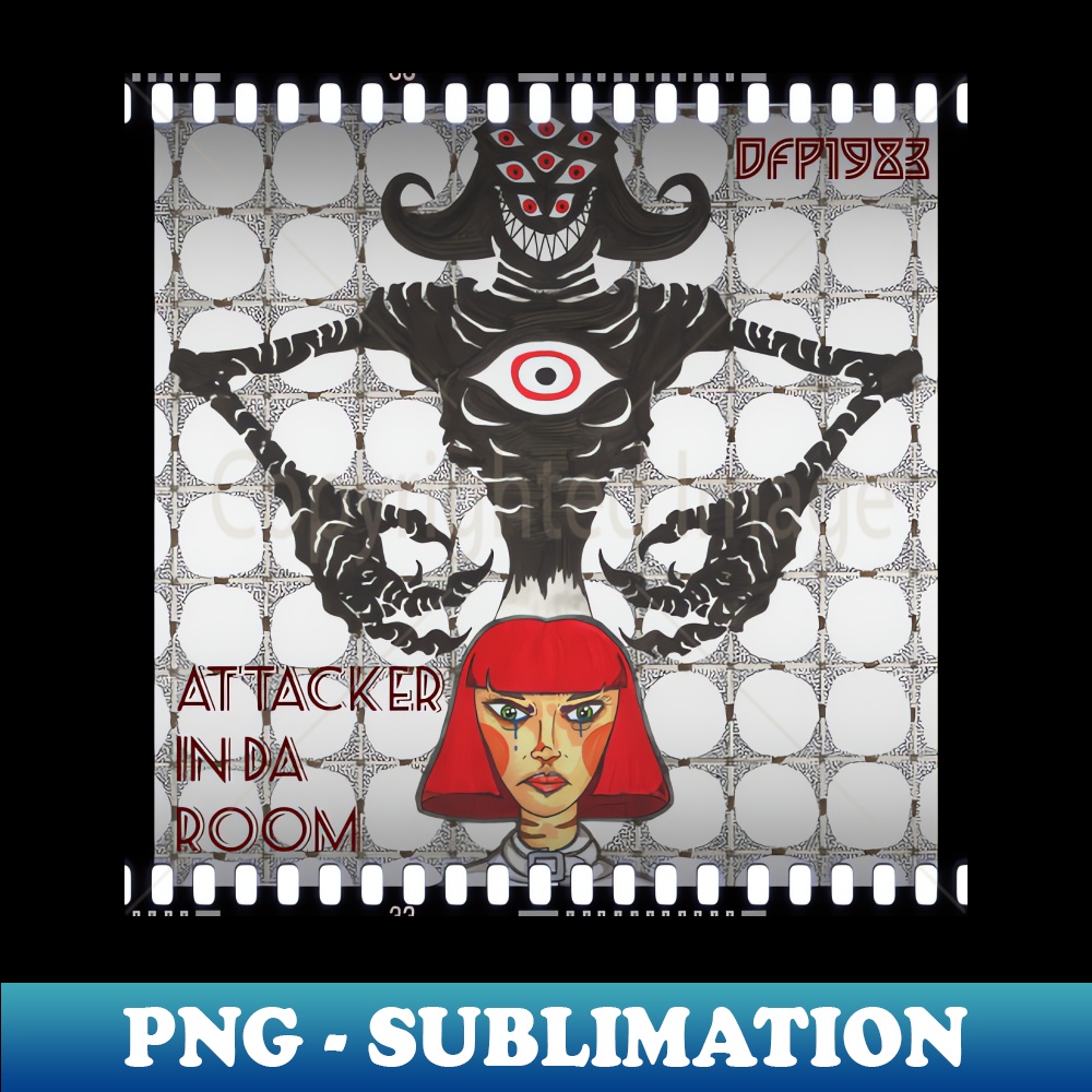 Attacker in the Room - PNG Transparent Sublimation Design - | Inspire ...