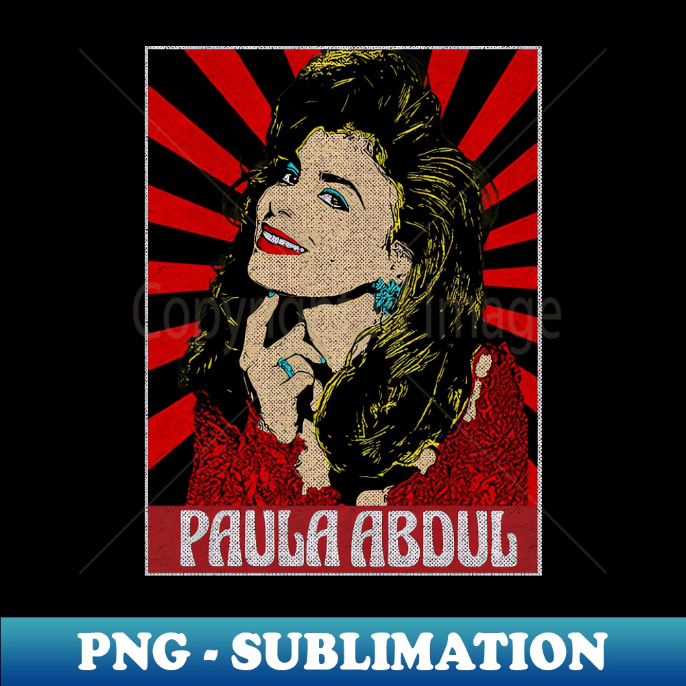 Paula Abdul Pop Art Style - Instant Sublimation Digital Down | Inspire ...