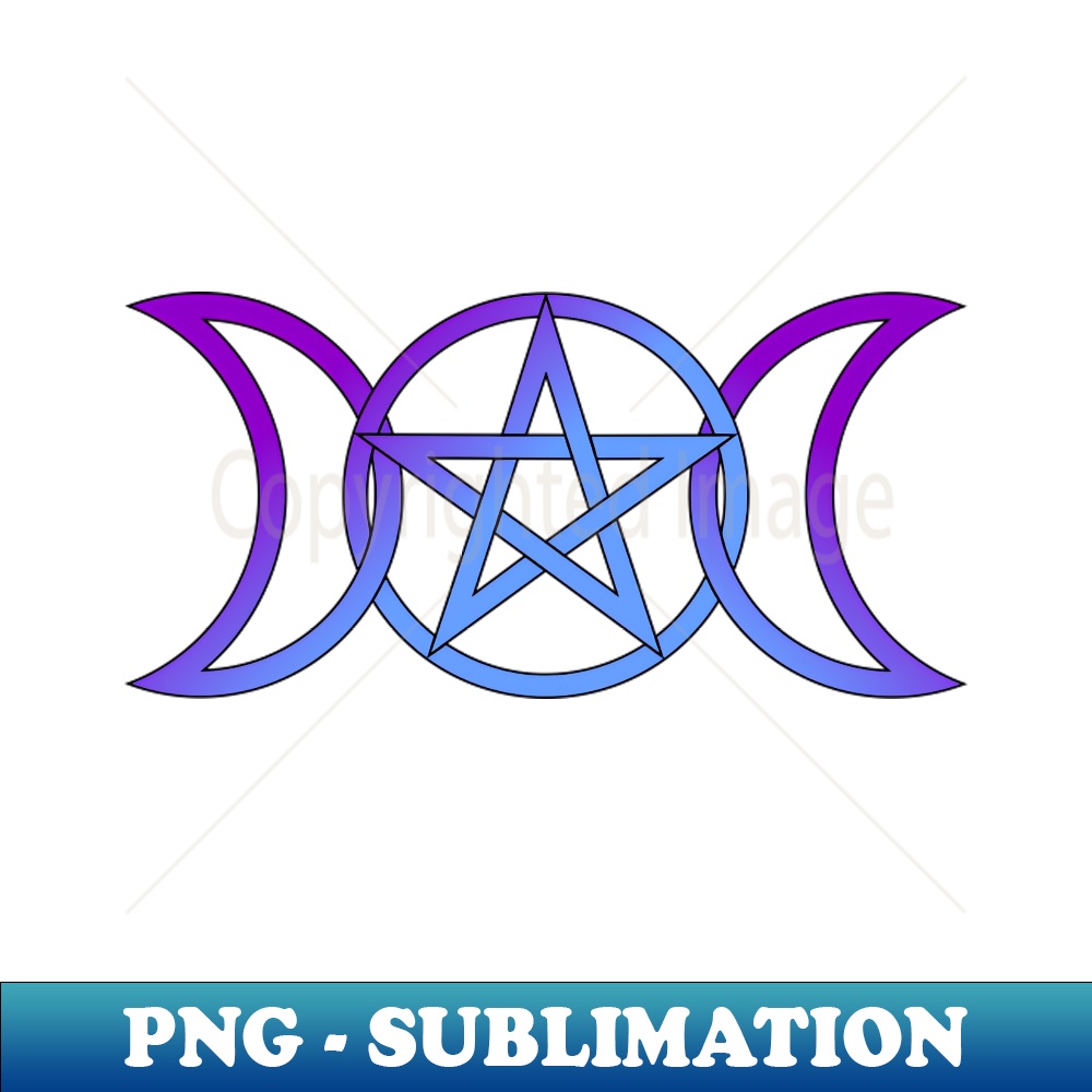 Triple Moon Goddess light purple to blue - High-Resolution P | Inspire ...