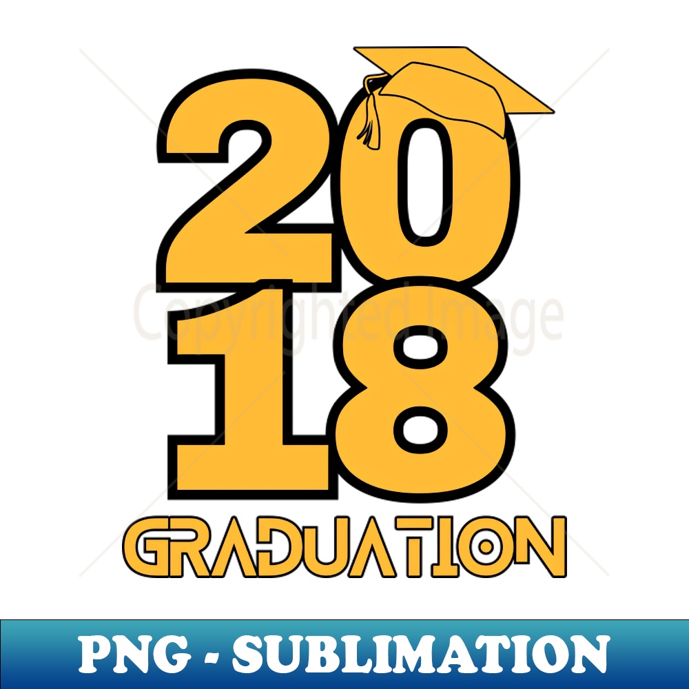 2018 Graduation - PNG Transparent Sublimation Design - Revol - Inspire ...
