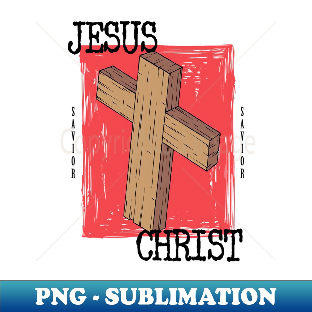 Jesus Christ - Woodcross - PNG Transparent Sublimation Desig | Inspire ...