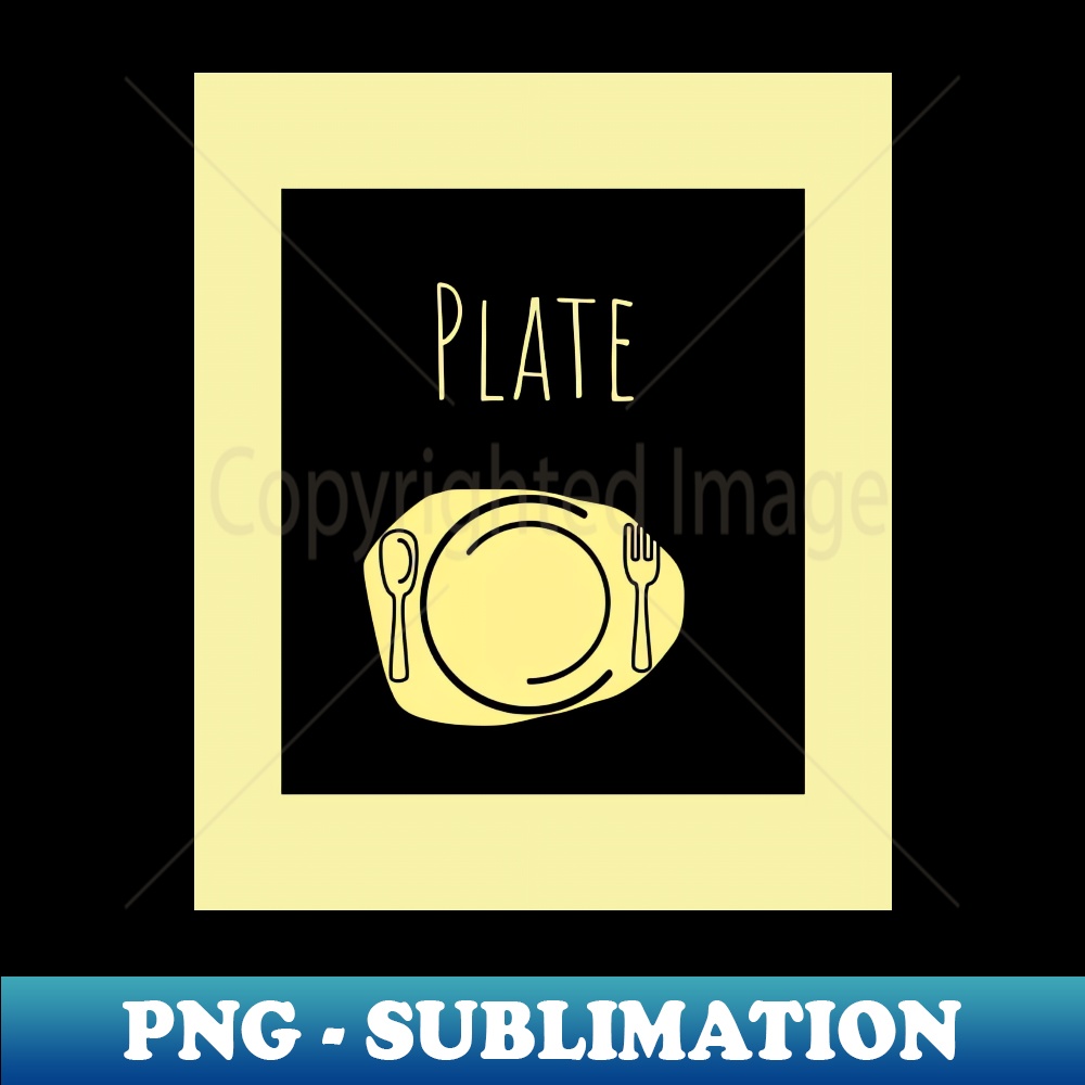 plate - PNG Transparent Sublimation Design - Unleash Your Cr | Inspire ...