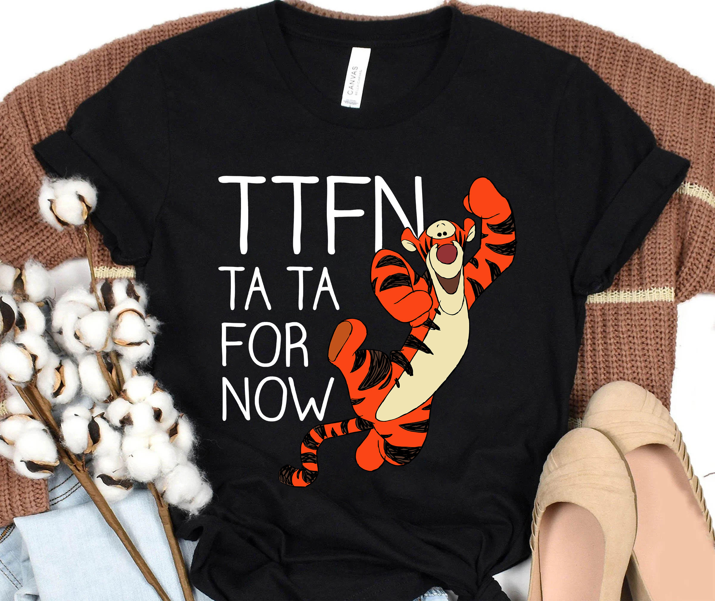Disney Tigger Winnie the Pooh TTFN Ta ta For Now Shirt, Disn | Inspire ...