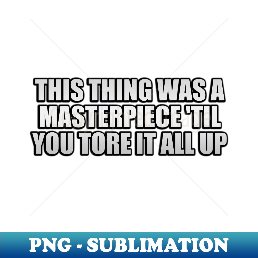 this thing was a masterpiece til you tore it all up - Decora | Inspire ...