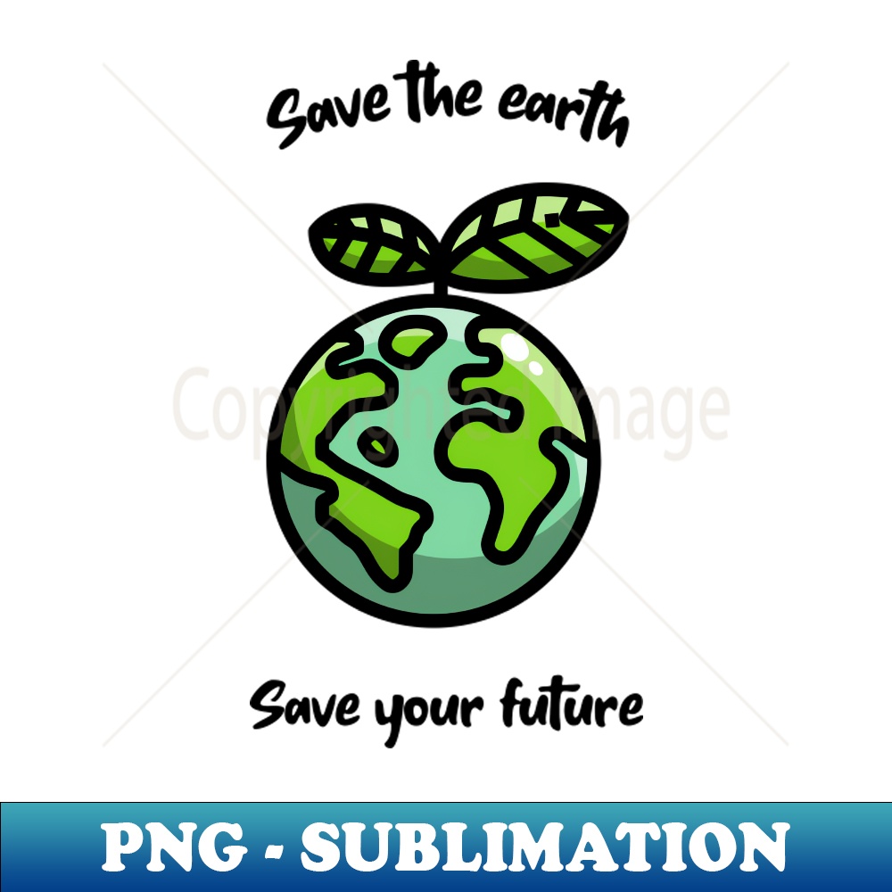 Save the earth save your future - Instant PNG Sublimation Do | Inspire ...