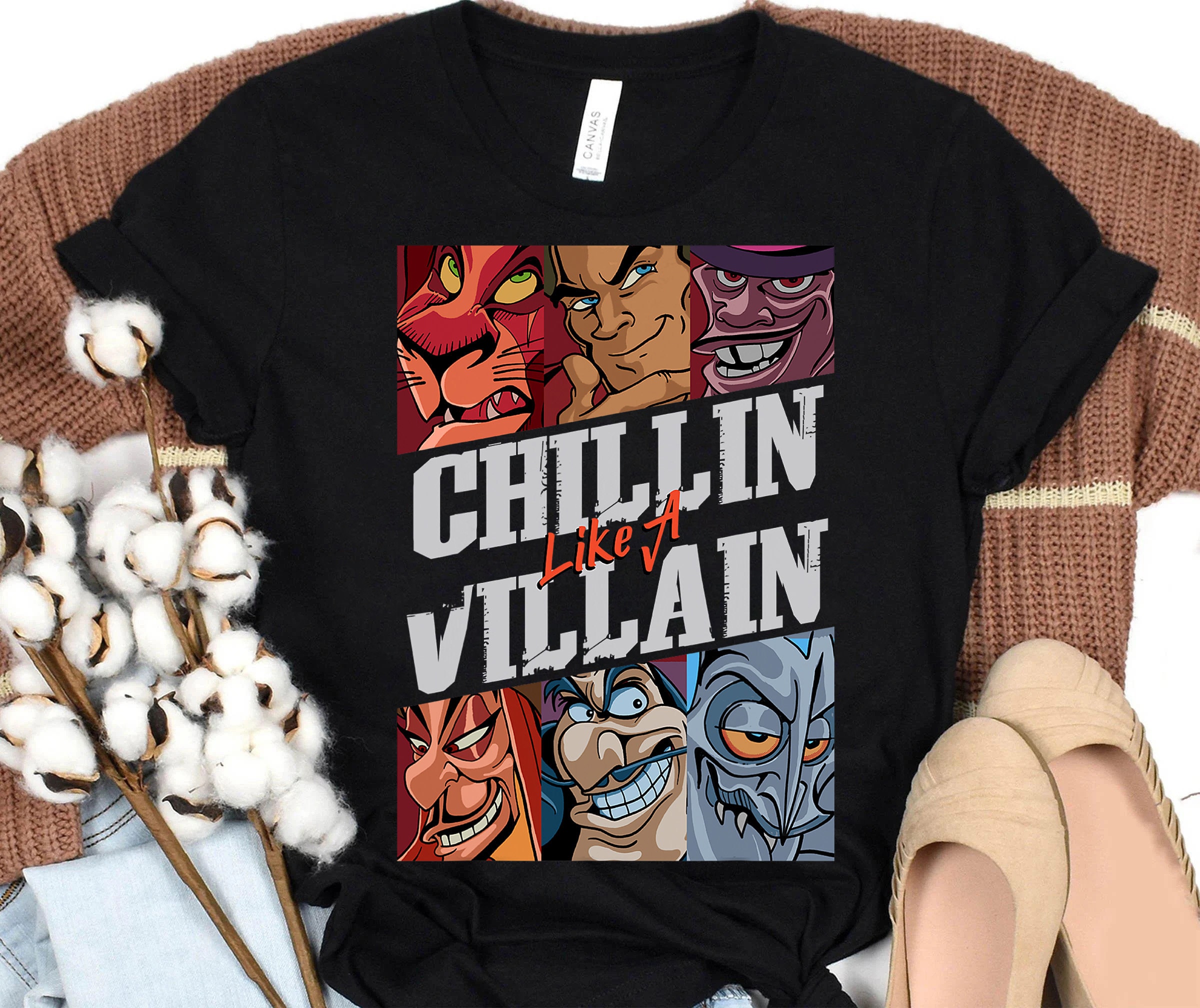 Disney Villains Chillin Like A Villain Group Portrait , Disn - Inspire Uplift