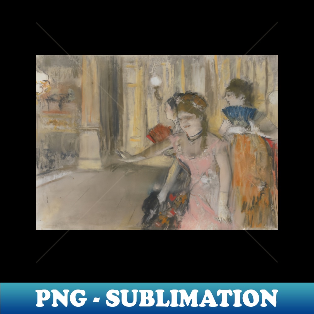 Singers on the Stage by Edgar Degas - High-Resolution PNG Su | Inspire ...