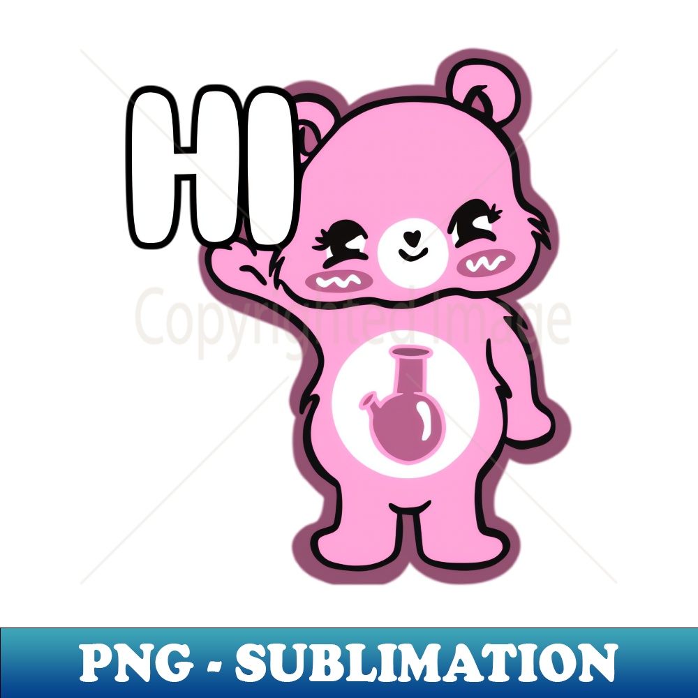 Hi Bear - Exclusive PNG Sublimation Download - Unleash Your | Inspire ...