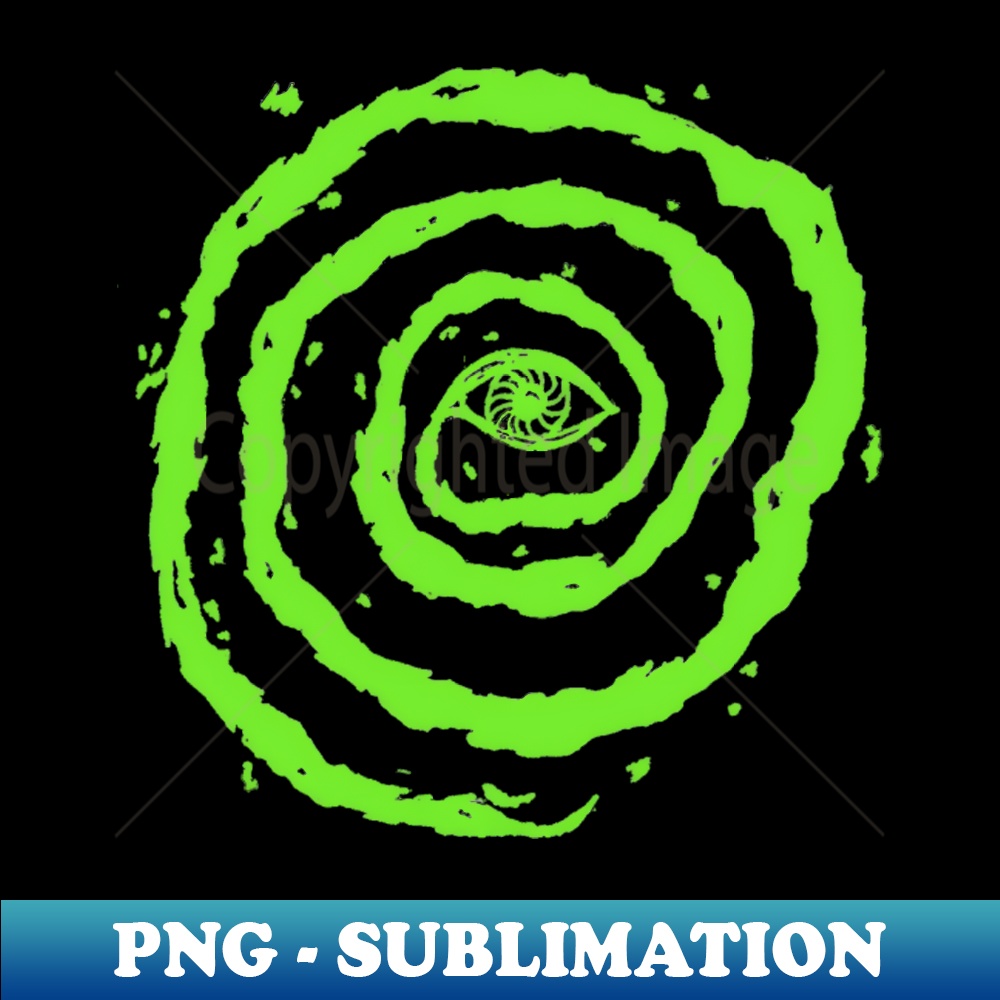 All-Seeing Void Green - PNG Transparent Sublimation File - B | Inspire ...