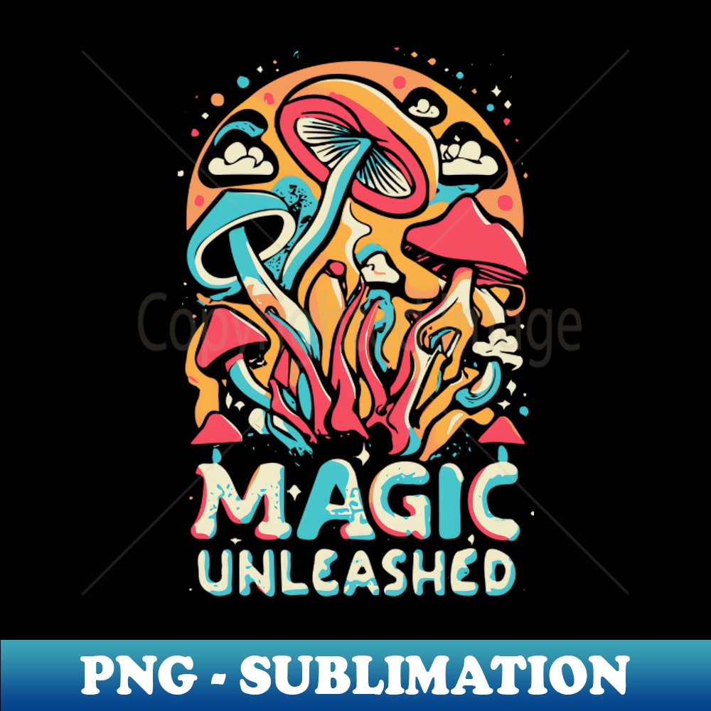 Magic Unleashed Vibrant Psychedelic Mushrooms - Professional | Inspire ...