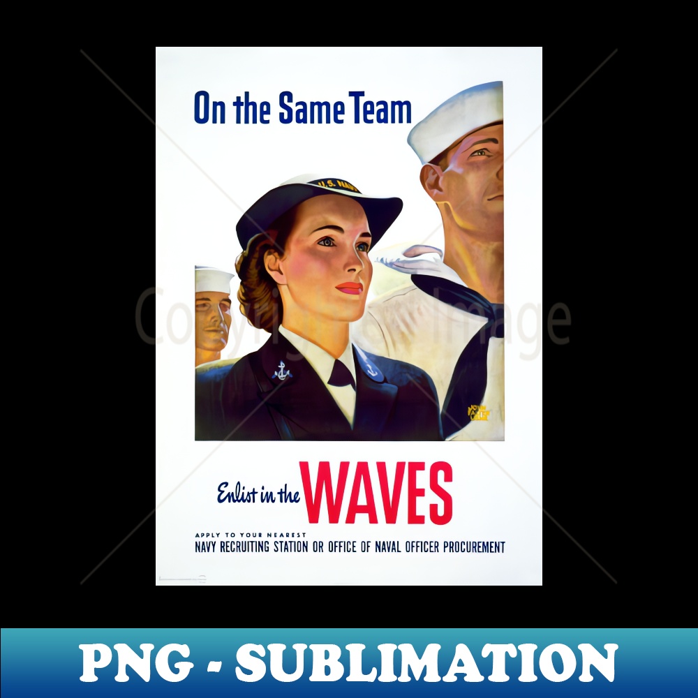 Restored Reprint of World War II US Navy WAVES Recruitment P | Inspire ...