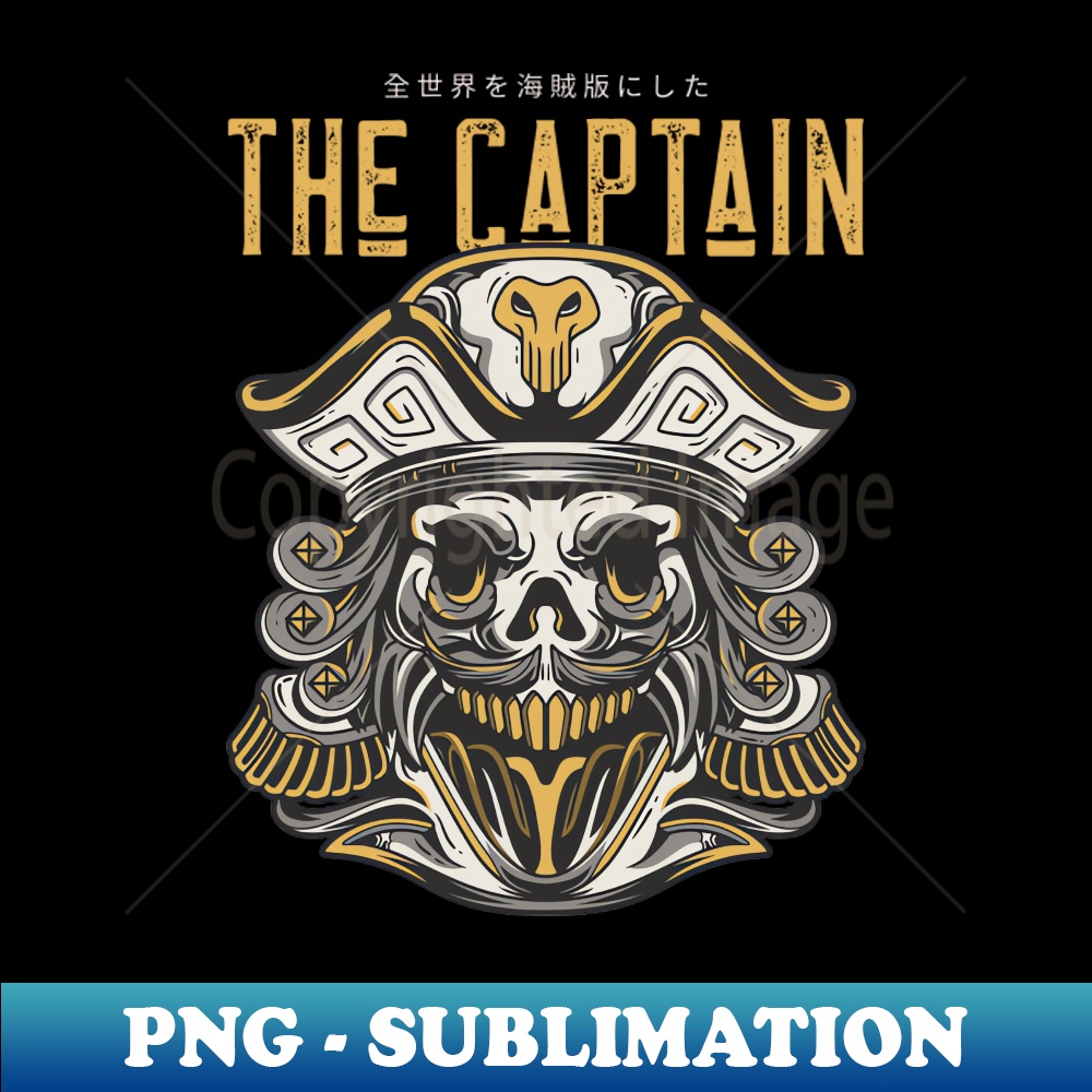 the captain - PNG Transparent Sublimation Design - Create wi - Inspire ...