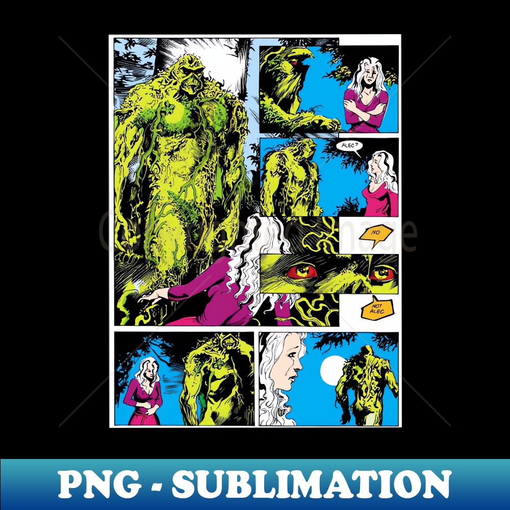 Swamp Thing - PNG Transparent Sublimation File - Bring Your | Inspire ...