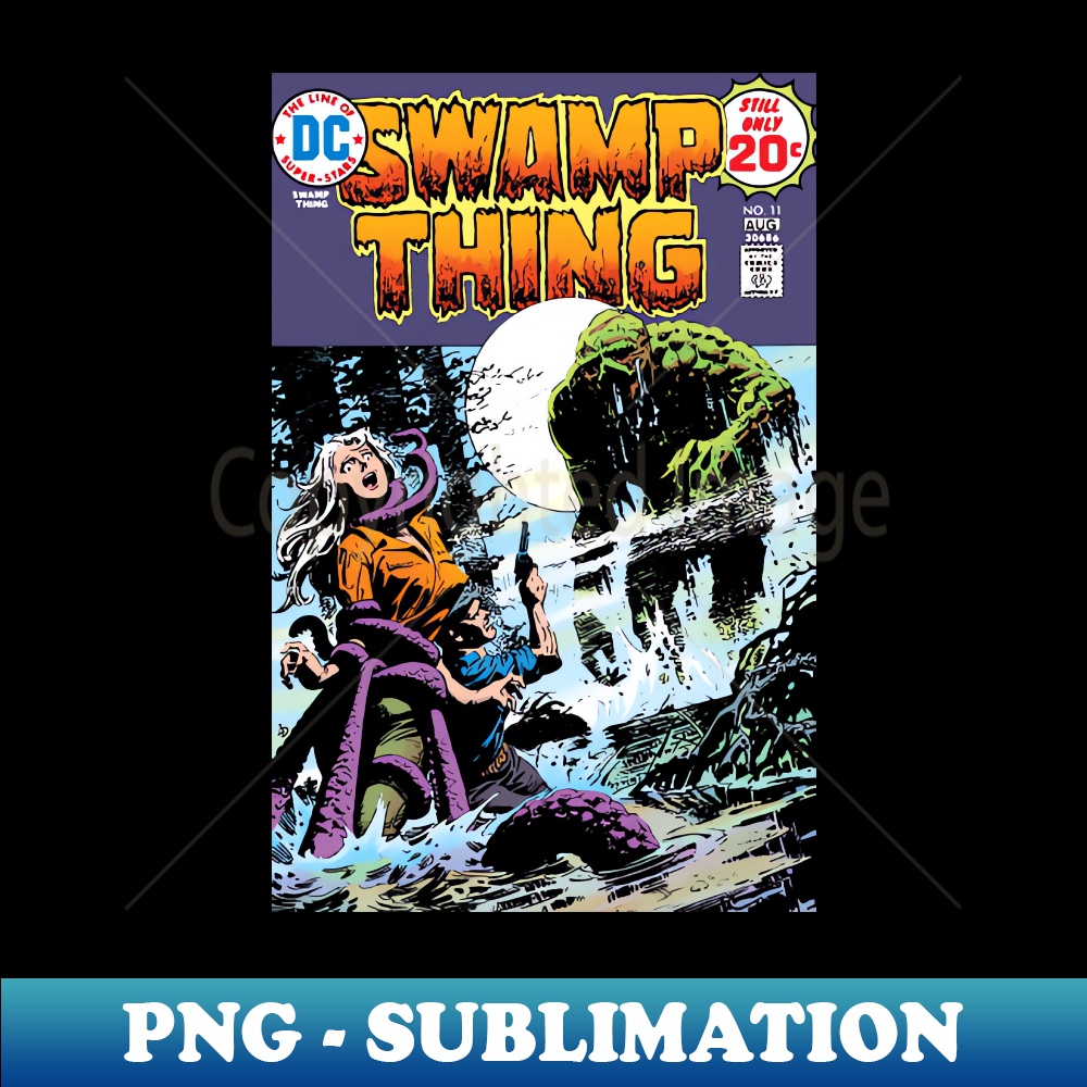 Swamp Thing - PNG Transparent Sublimation Design - Enhance Y | Inspire ...