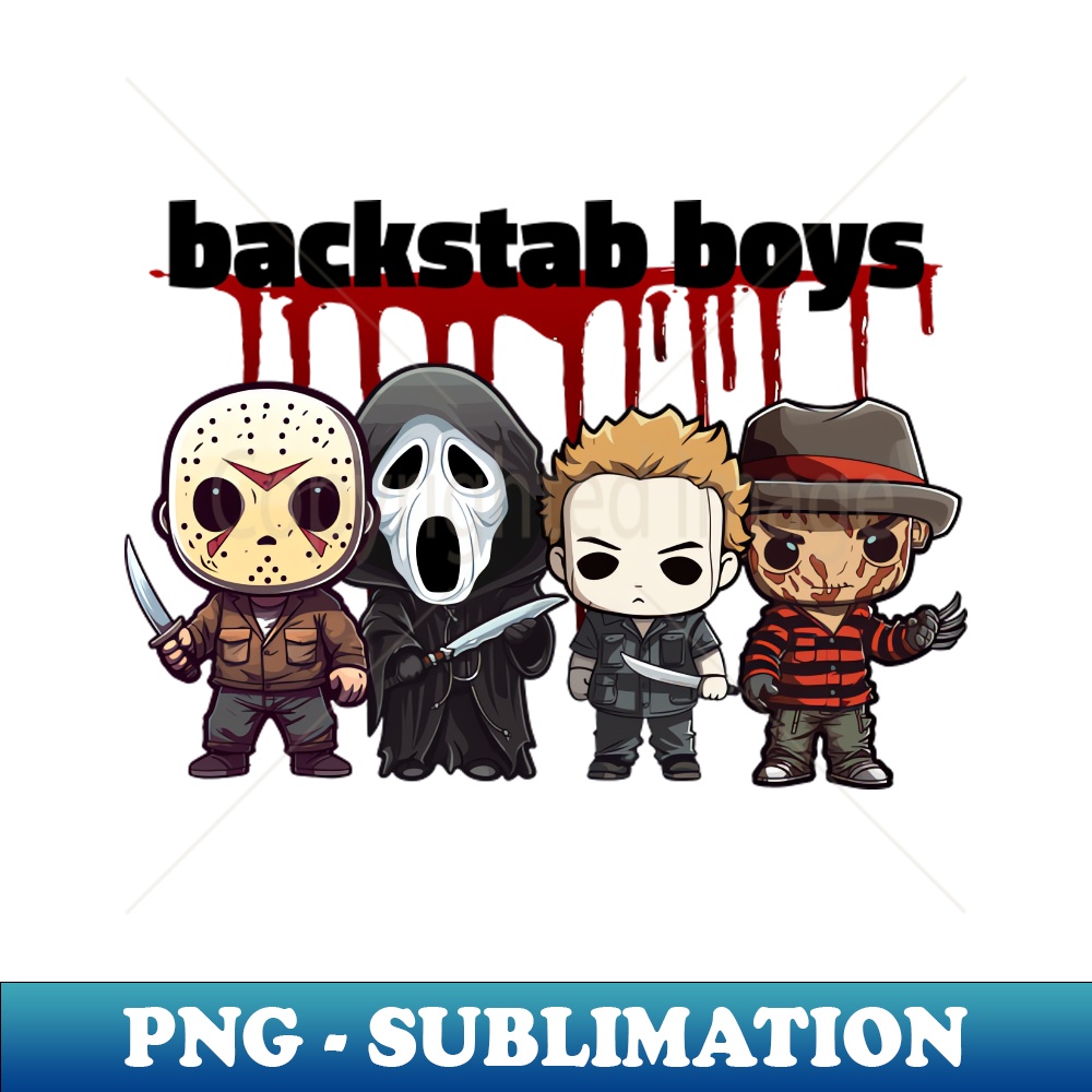 Horror Classic - Backstab boys - PNG Transparent Sublimation | Inspire ...