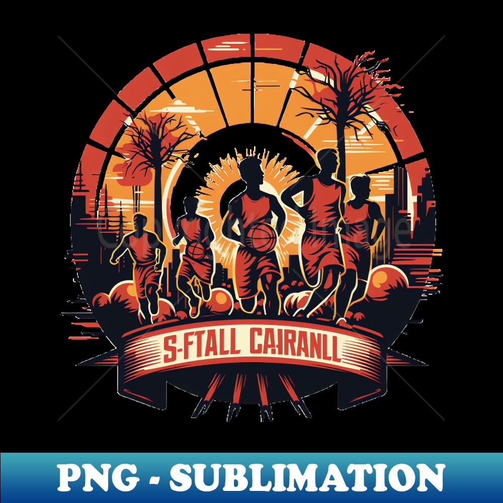 Vintage B-Ball Memories - PNG Transparent Sublimation Design | Inspire ...