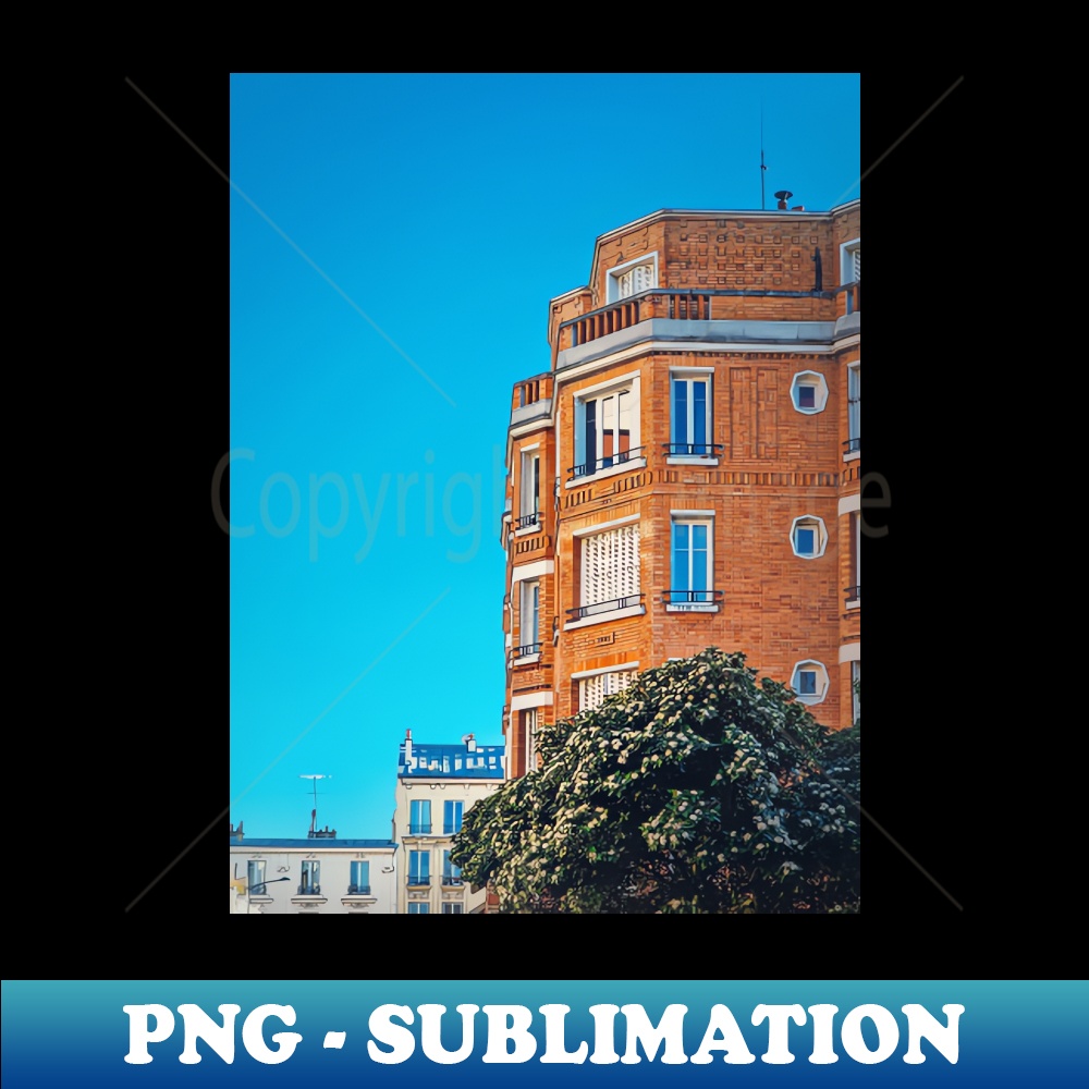 Beautiful brick building - Exclusive Sublimation Digital Fil - Inspire ...