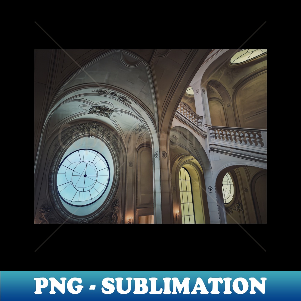 Louvre Palace hall - PNG Transparent Sublimation File - Crea - Inspire ...