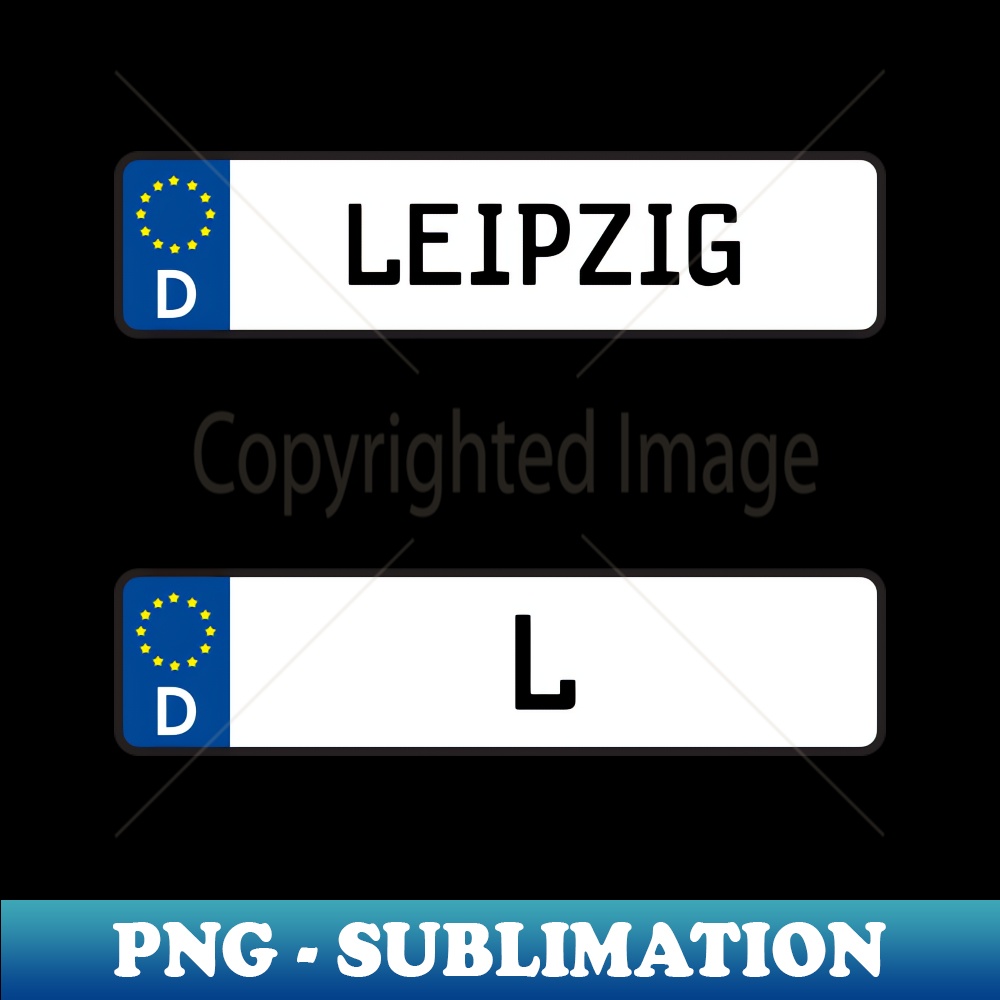 Leipzig kennzeichen Sticker German Car License Plate Kfz Ken | Inspire ...