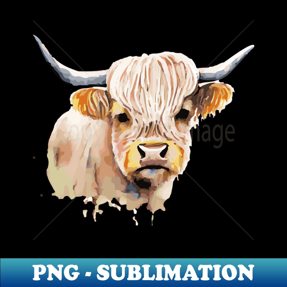Highland Cattle Watercolor Drawing - Graceful and Serene Art | Inspire ...