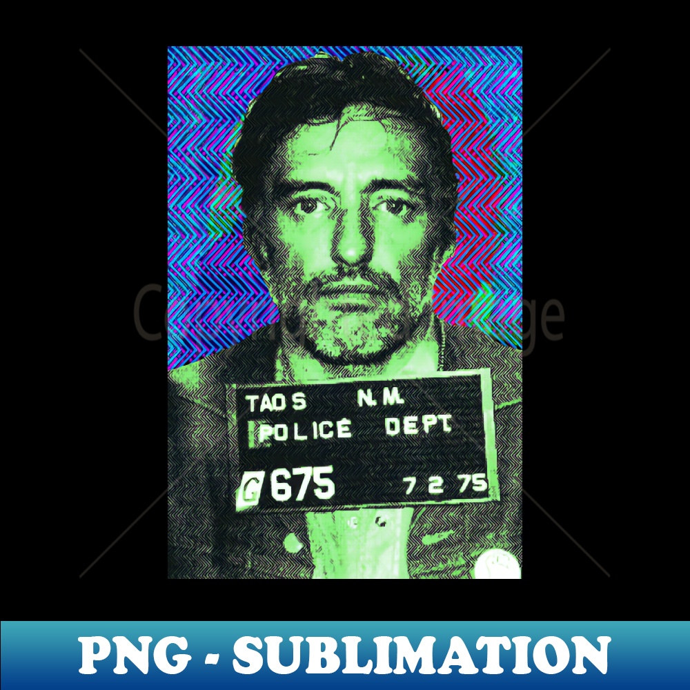 Dennis Hopper Mugshot - Artistic Sublimation Digital File - | Inspire ...