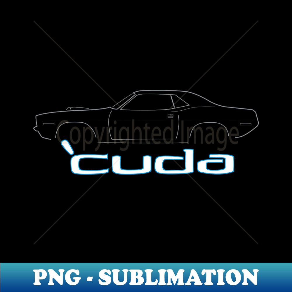 1970 Plymouth Cuda - Aesthetic Sublimation Digital File - Un - Inspire ...