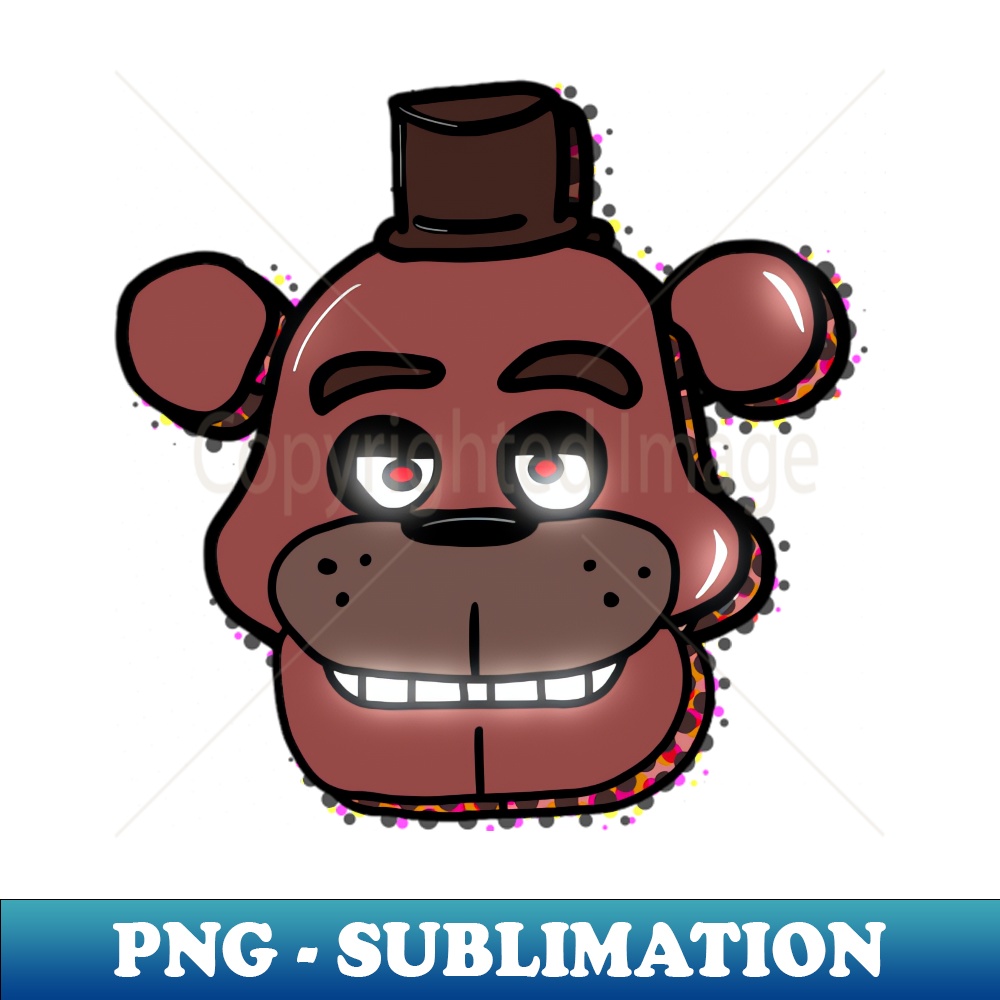 Freddy Fazbear Custom Design - Instant Sublimation Digital D | Inspire ...