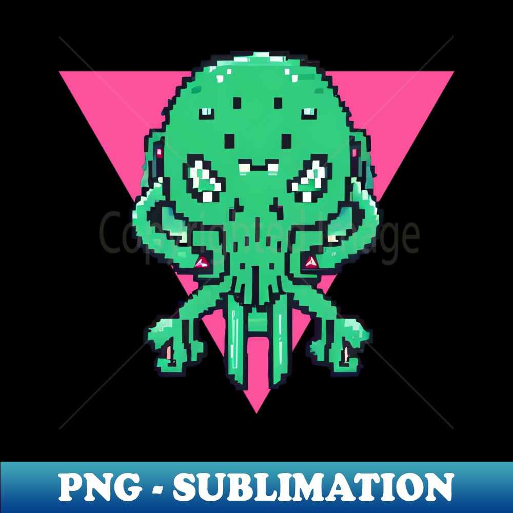 Mini Cthulhu - Pink Pixel - Professional Sublimation Digital | Inspire ...