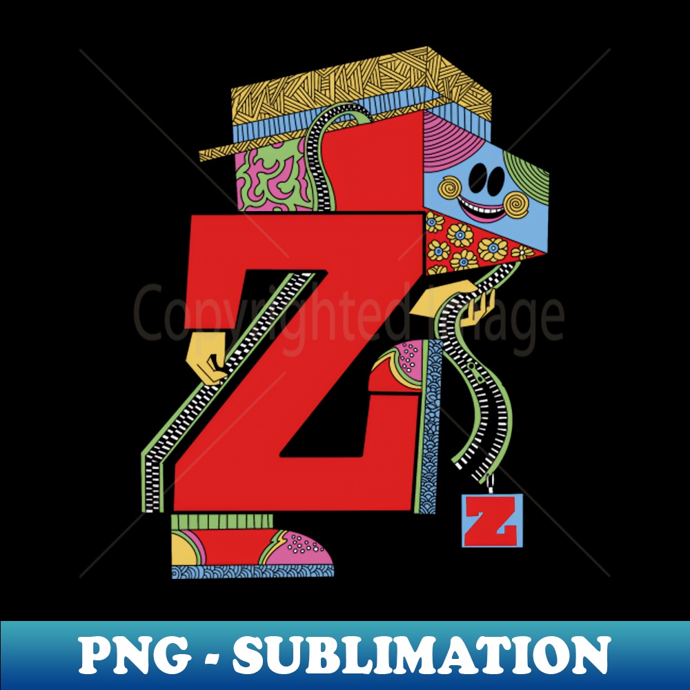 The Letter People Mr Z - Unique Sublimation PNG Download - R - Inspire ...