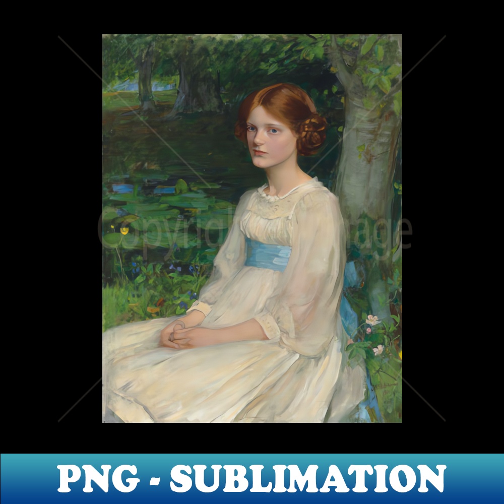 Miss Betty Pollock by John William Waterhouse - Sublimation- - Inspire Uplift