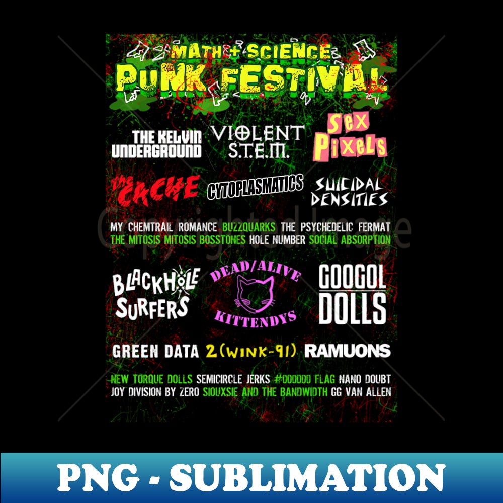 Math Science Punk Rock Music Festival - PNG Transparent Sub | Inspire ...