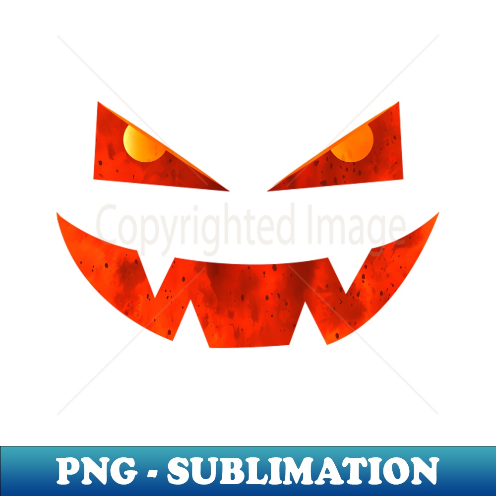 Pumpkin Smiley Face Crazy Halloween Pumpkin Jack-O Lantern - | Inspire ...